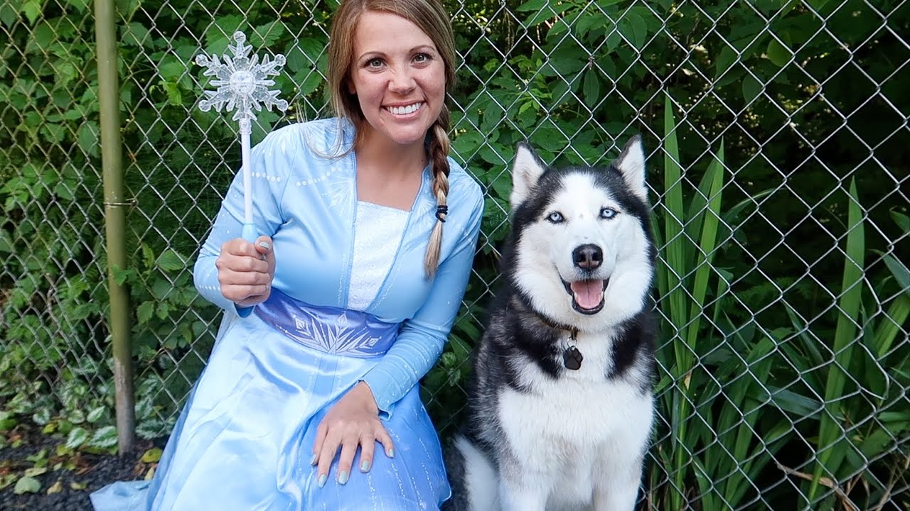 Frozen Elsa & Sky's Morning Routine! - YouTube