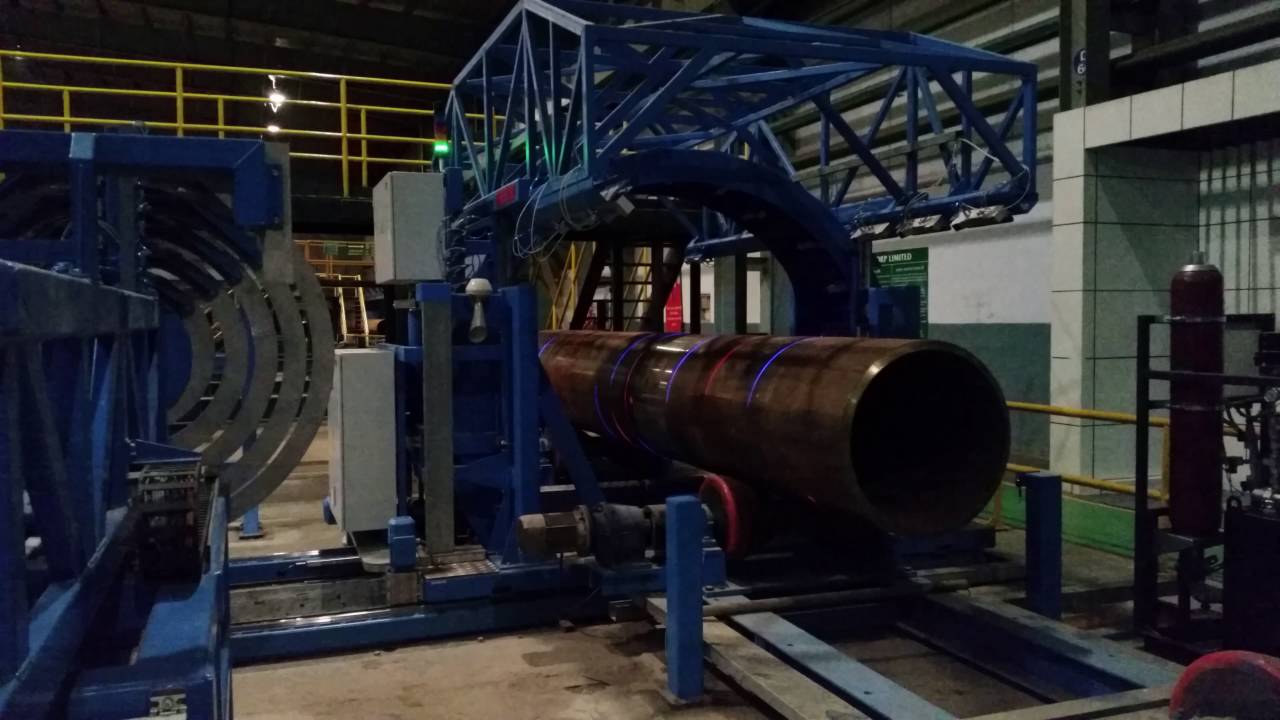 MRT-1420. Out-of-roundness inspection of calibration pipe at Anjar ...