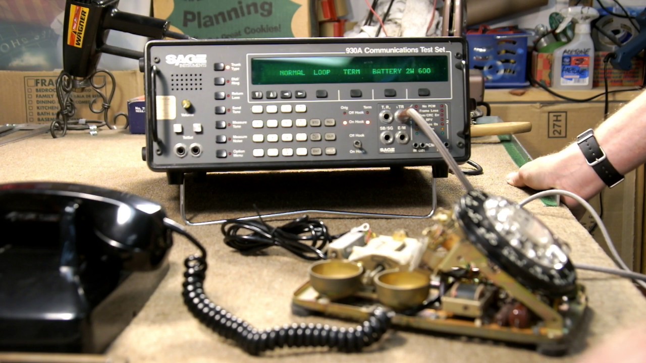 Sage 930A Testing Vintage Telephones - YouTube