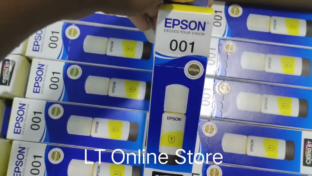 Epson 001 Yellow ink Bottle #ink #epson - YouTube