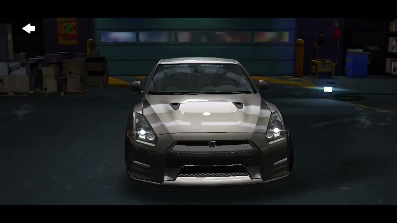 NFS No Limits Nissan GTR R35 Car Showroom - YouTube