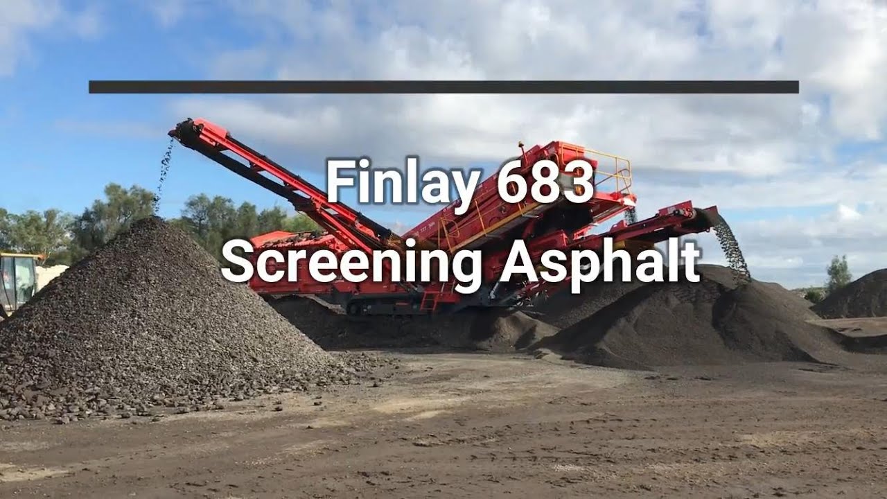 Finlay 683 Screening Asphalt for RAP | Sustainable Pavement Solutions ...