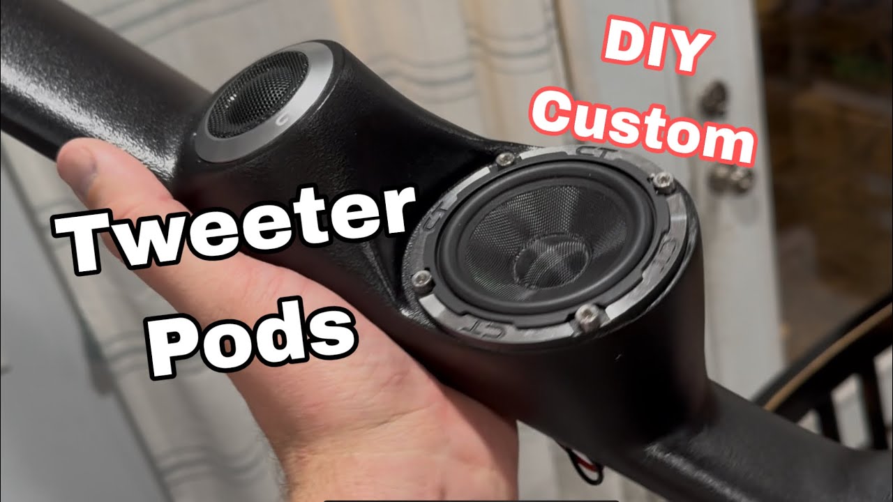 DIY Custom Tweeter Pods - The Easy Way! - YouTube