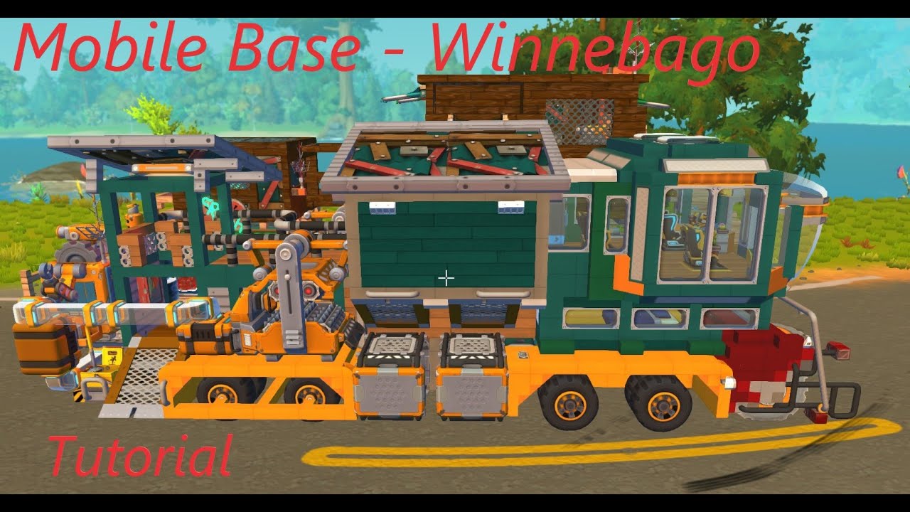 Scrap Mechanic mobile base Winnebago - YouTube