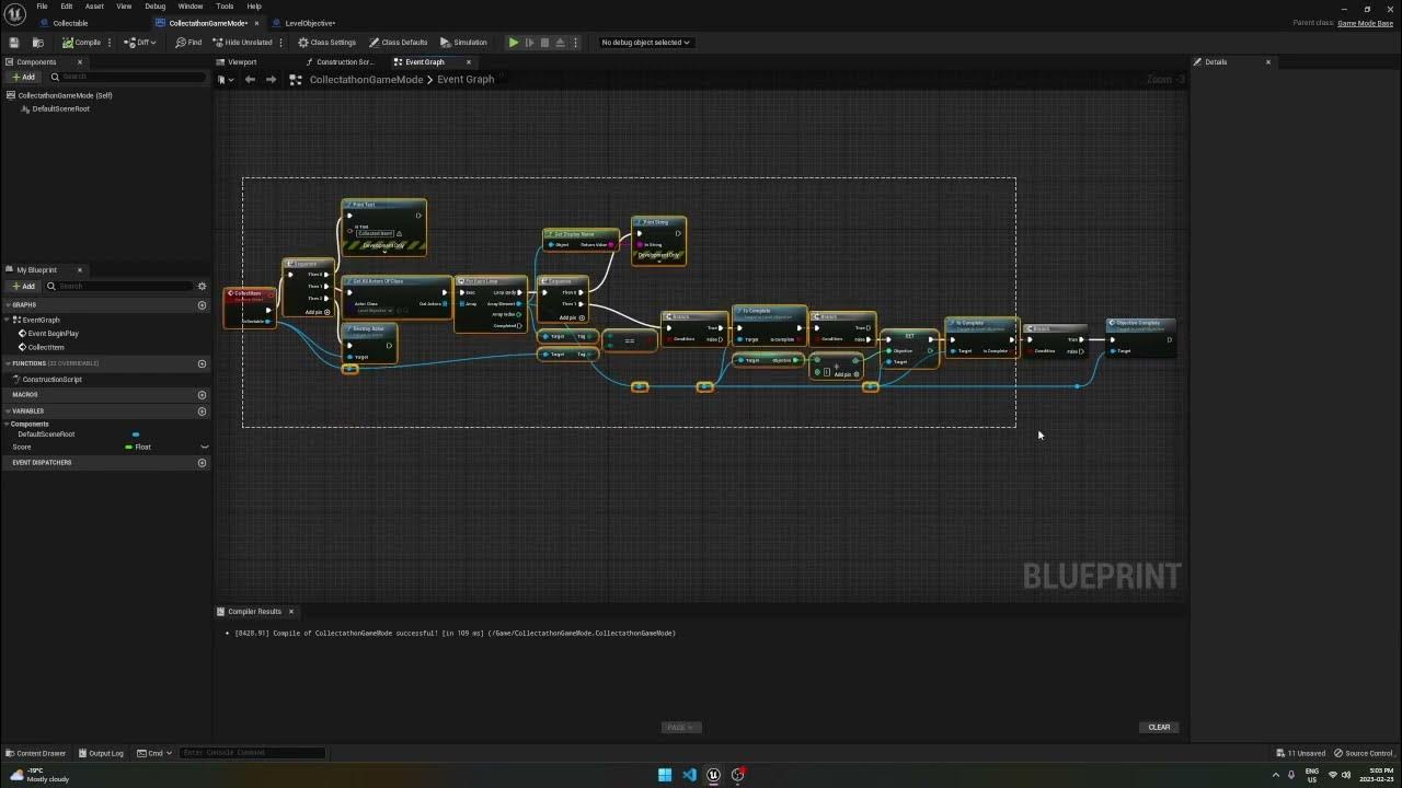Taming Unreal Blueprint Logic (multiple objectives in a collectathon game) - YouTube