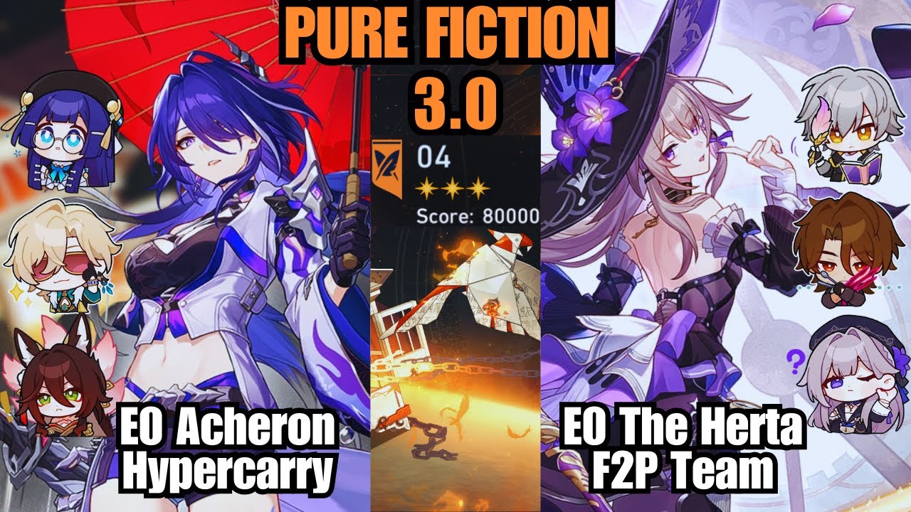 E0 Acheron Hypercarry & E0 The Herta x RMC F2P Team HSR PF 3.0 80k ...