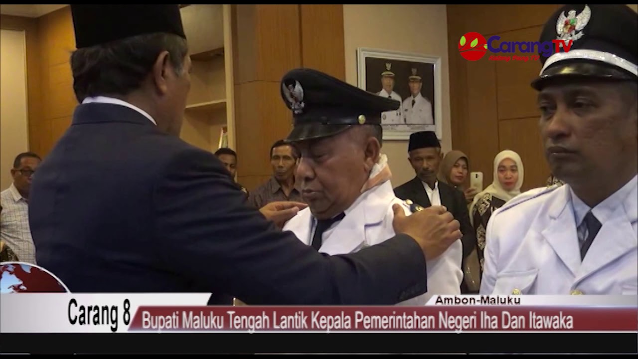 Bupati Maluku Tengah Melantik Kepala Pemerintahan Negeri Iha dan ...