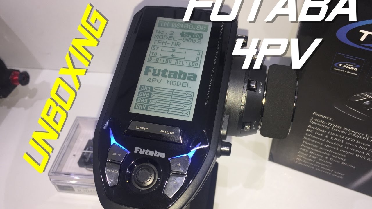 Unboxing Futaba 4PV 2,4 Ghz Fernsteuerung German - YouTube