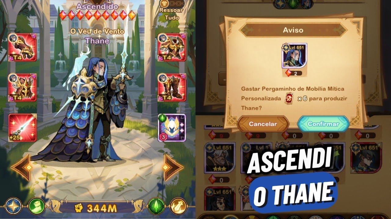FINALMENTE ASCENDI O THANE - AFK ARENA - YouTube