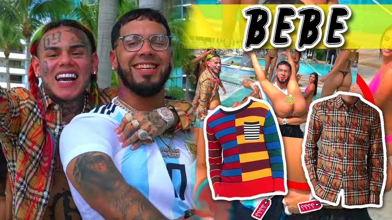 cuánto cuesta el outfit en BEBE - 6ix9ine Ft. Anuel AA (Prod. By Ronny ...