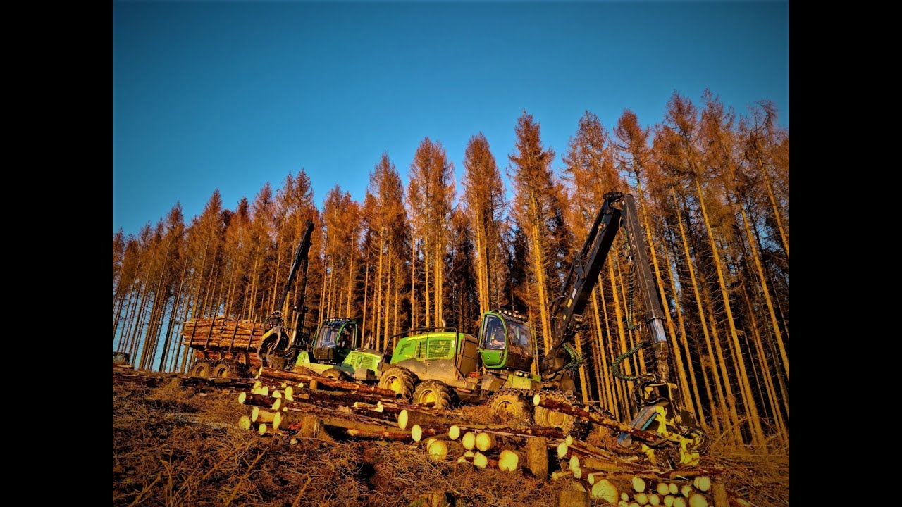 🌲John Deere 1270G & 1210G • Forstunternehmen Oberhauser • Harvester ...