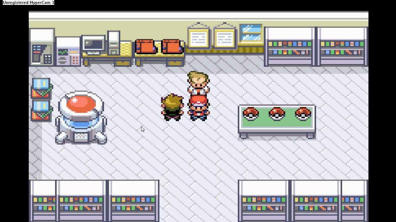 Pokemon Fire Red Walkthrough Part 1 Picking a Pokemon - YouTube