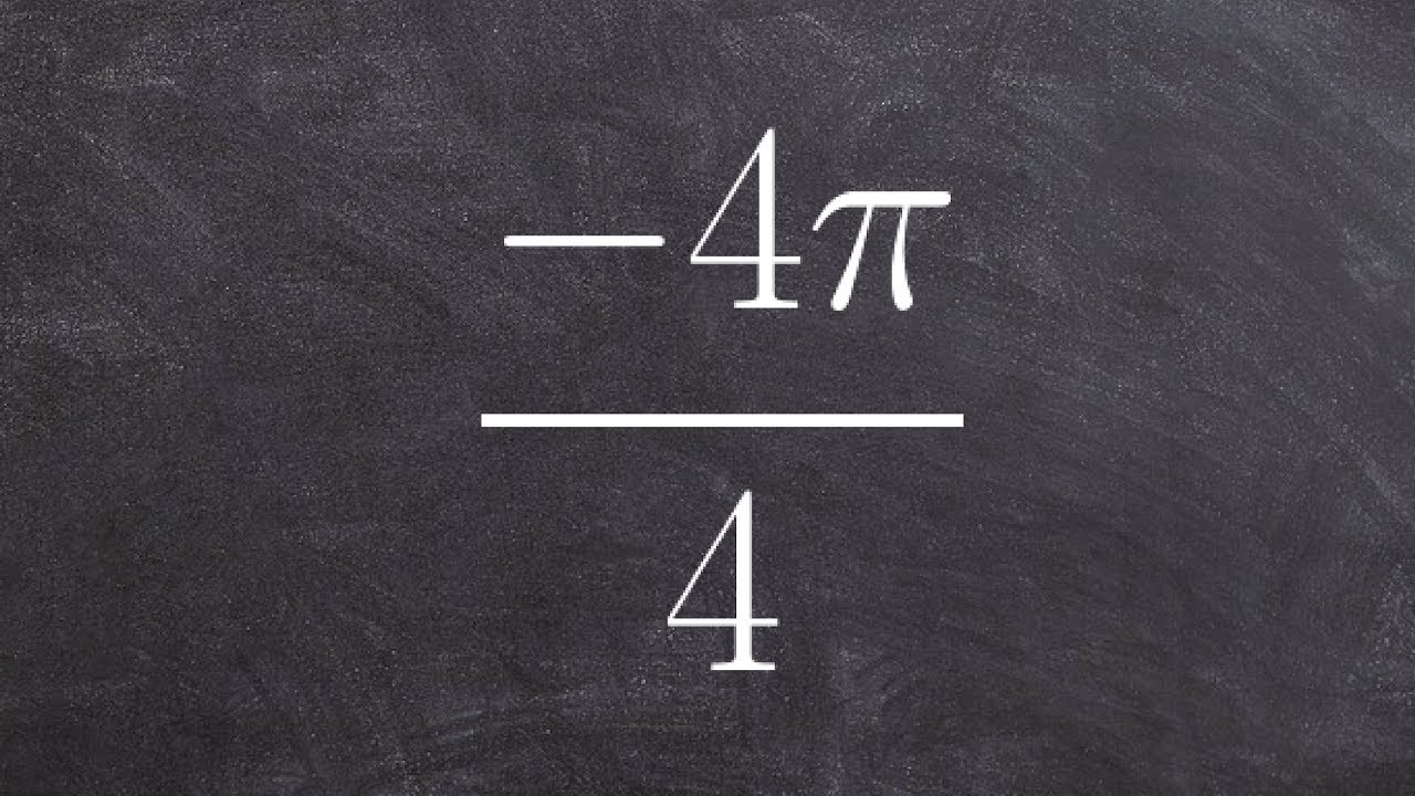 Learn How to Graph a Negative Angle in Standard Form - YouTube