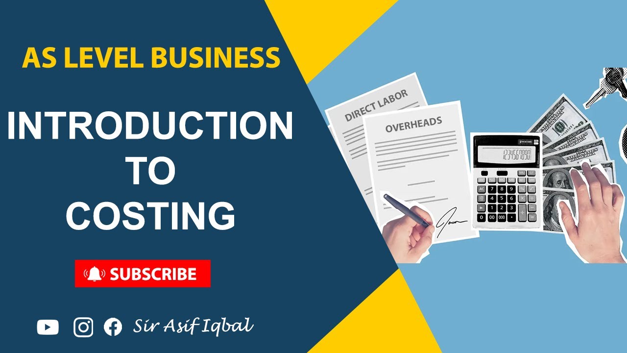 AS Level | Introduction to Costing - YouTube
