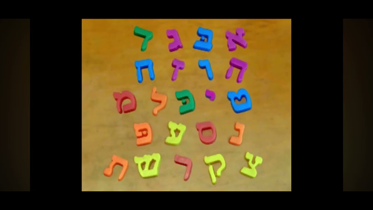 Hebrew Alphabet Song Part 4 - YouTube
