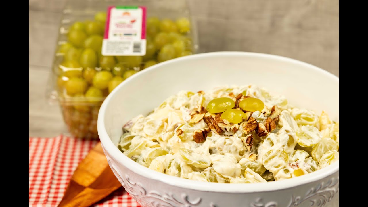 Quick & Easy: Divine Cotton Candy Grape Salad - YouTube