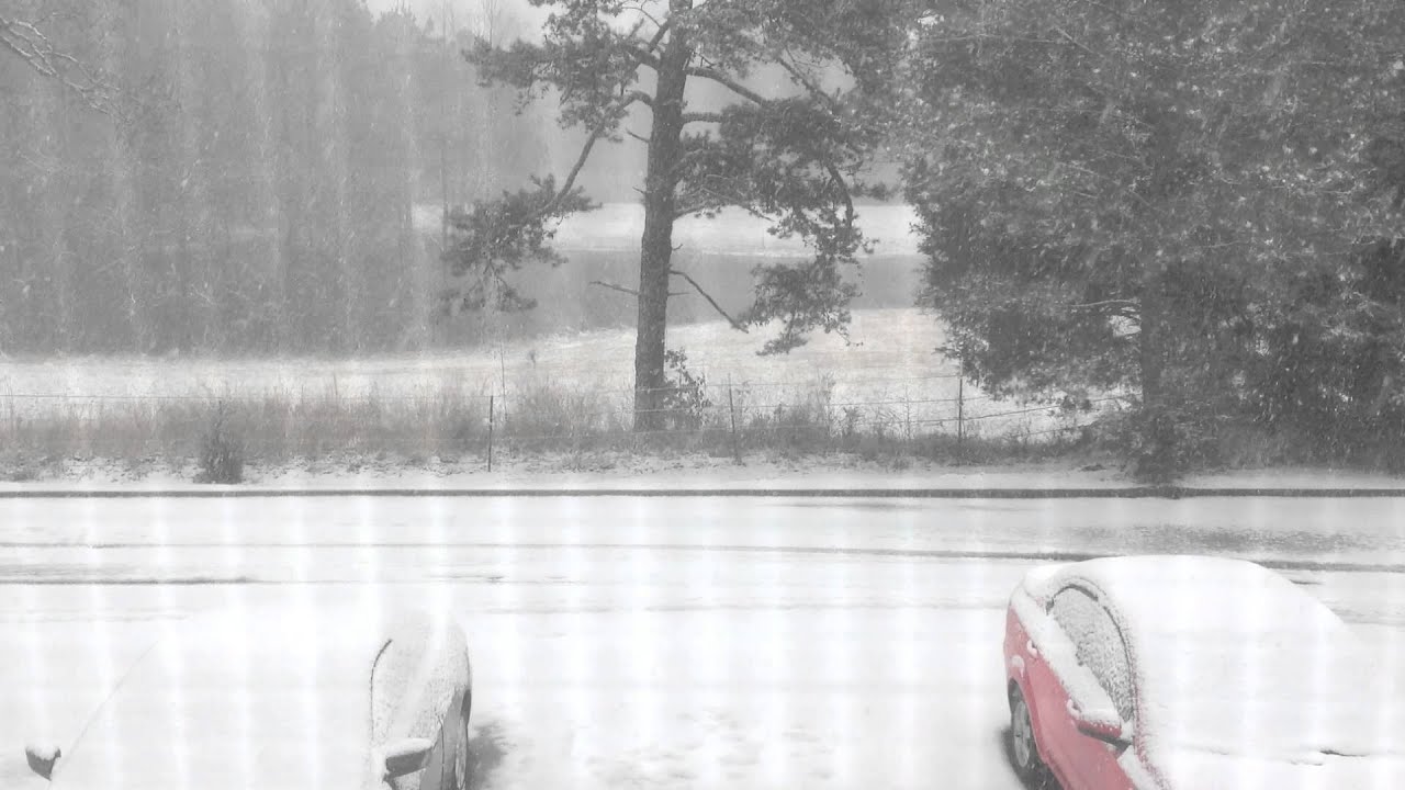 Winter Storm Remus - Oxford, MS (2/25/15, 2pm) - YouTube