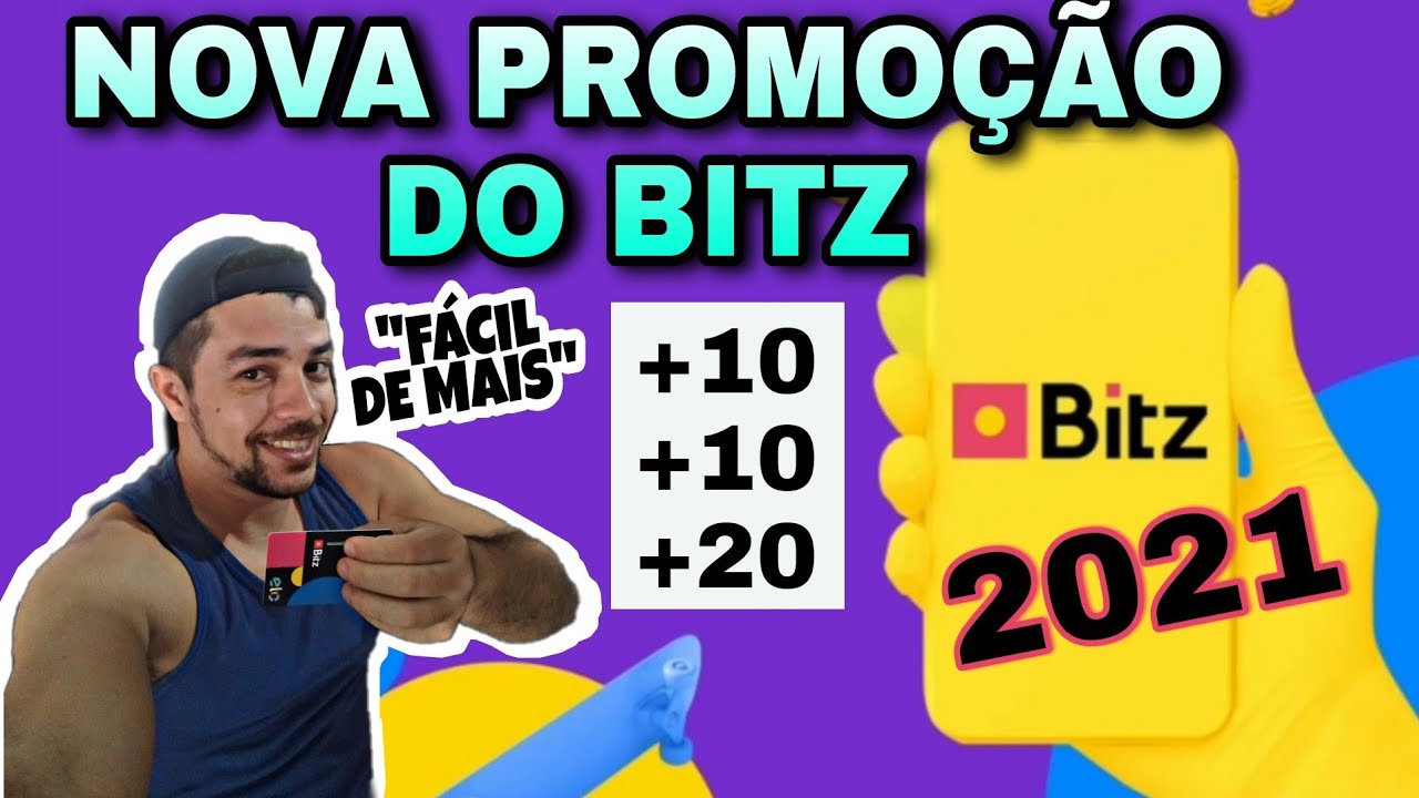 NOVA PROMOÇÃO DO BITZ 2021. GANHE 10 REAIS FÁCIL, DEPOIS +10, DEPOIS ...