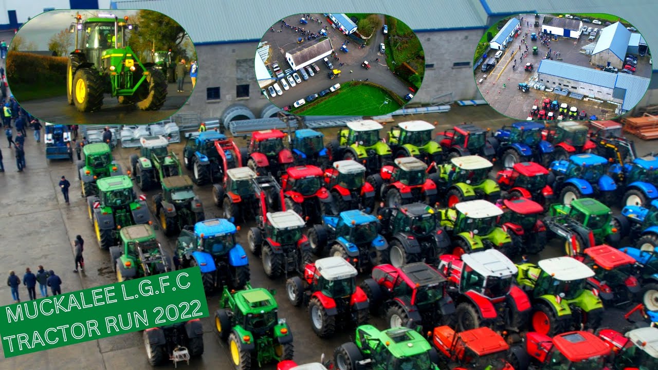 Muckalee Ladies Gaelic Football Club Tractor Run 2022 | 4K - YouTube