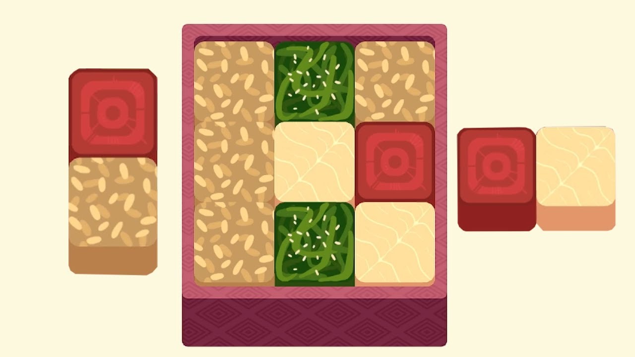 A Cooking Puzzle Game Where You Solve And Prepare Food On A Bento Box ...