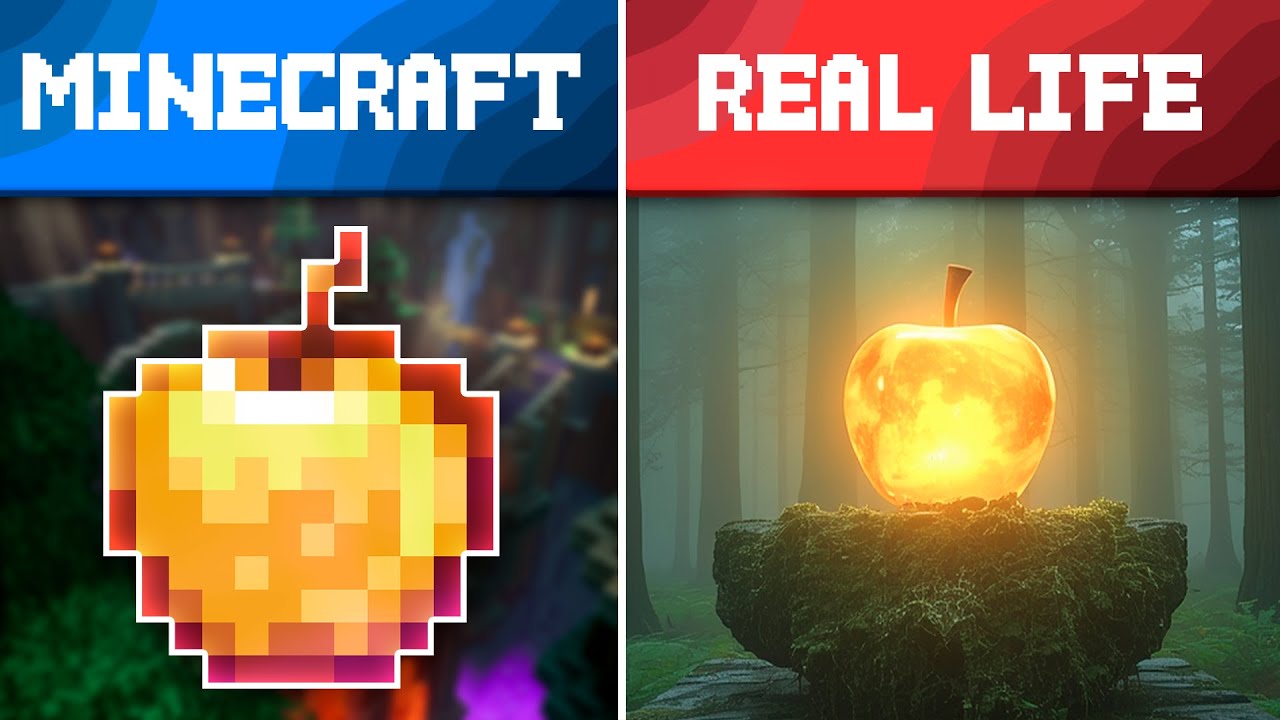 Minecraft vs Real Life - YouTube