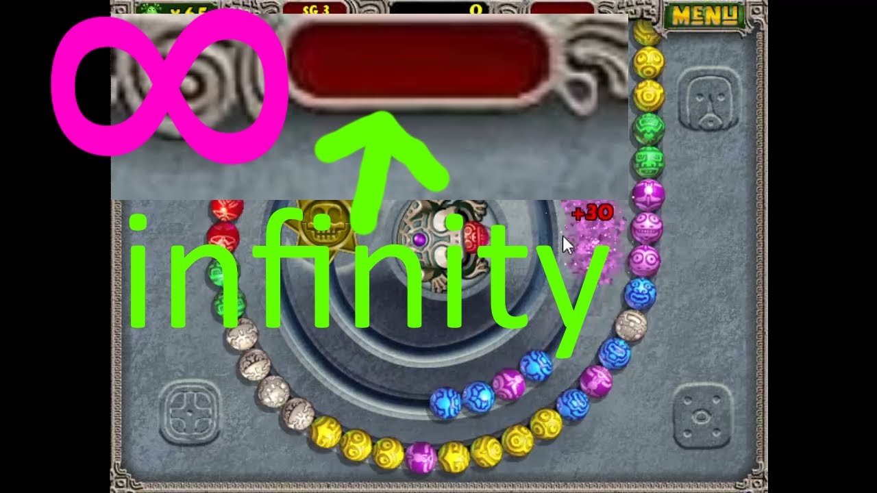 Zuma Deluxe: an infinite level "hack" - YouTube