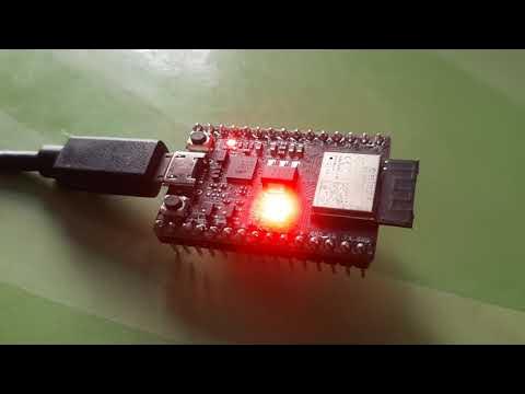 LED Pattern on Espressif Systems ESP32-C3-DevKITM-1 Using ESP-IDF Framework - YouTube