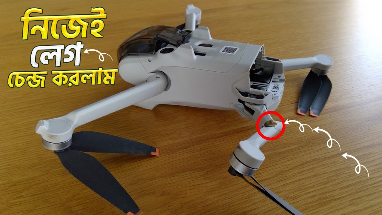 যেভাবে Broken Leg Repair করলাম | DJI Mavic Mini propeller replacement ...