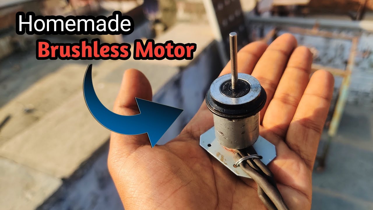 Homemade Brushless Motor | How to make bldc motor | DIY Drone Motor ...