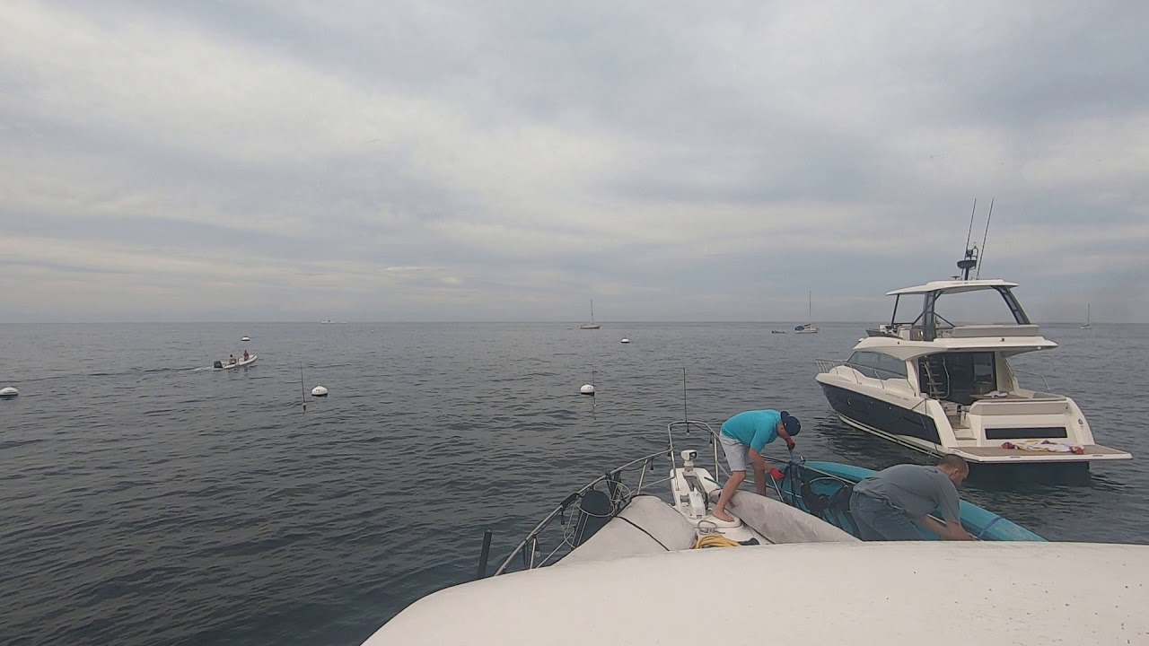 Catalina Island 2019 Mooring in Descanso Bay - YouTube