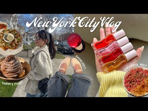 Living in NYC | trying new restaurants + exploring new places! - YouTube