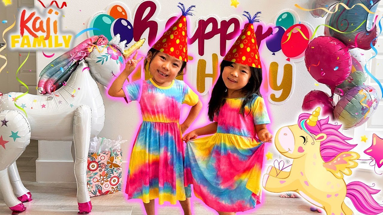 Twins Birthday! Emma and Kate Turn 7 YEARS OLD! - YouTube