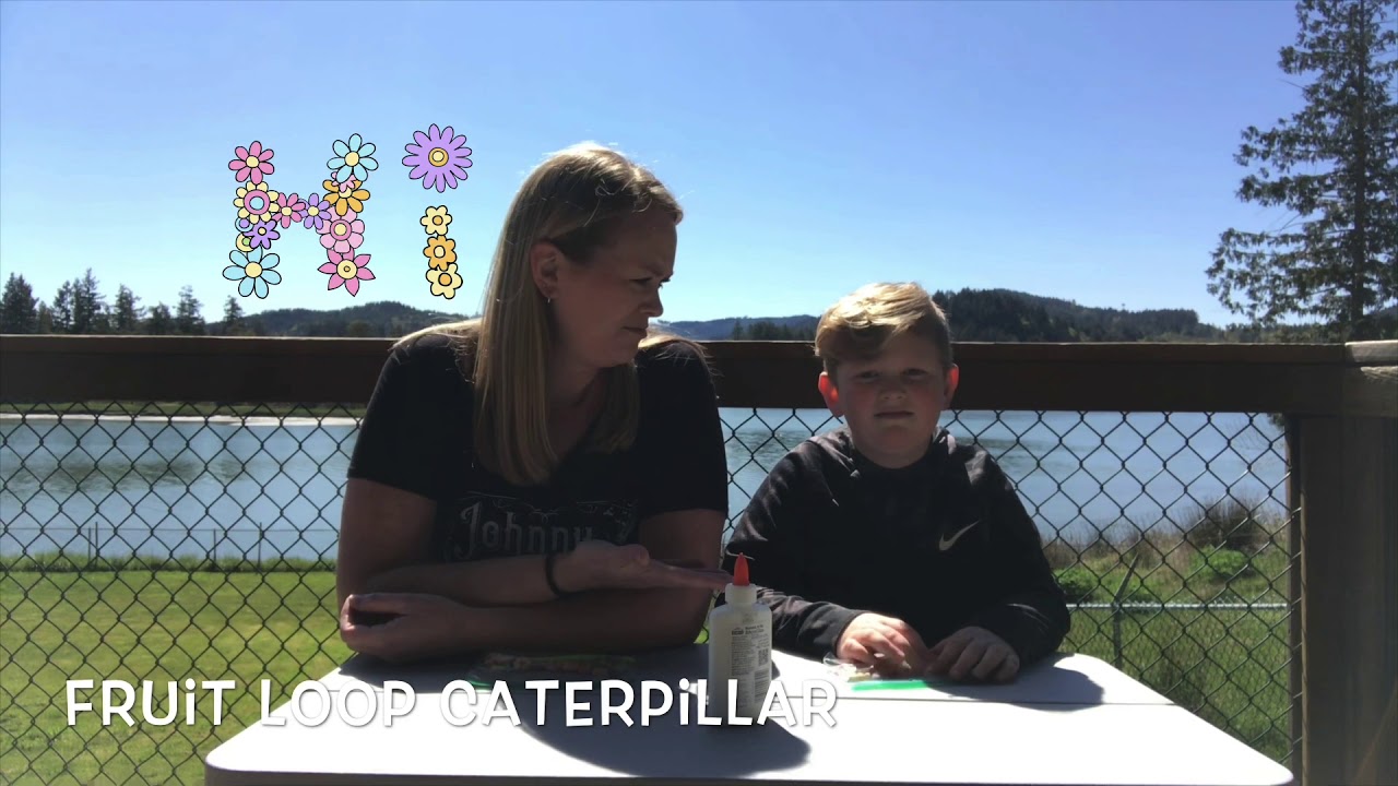 Fruit Loop Caterpillars - YouTube
