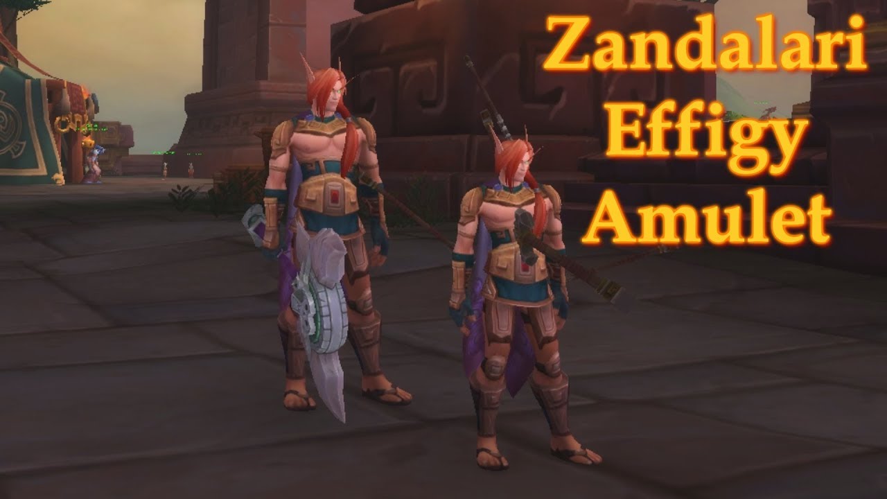 How to get: Zandalari Effigy Amulet (Toy) - Battle for Azeroth Alpha ...