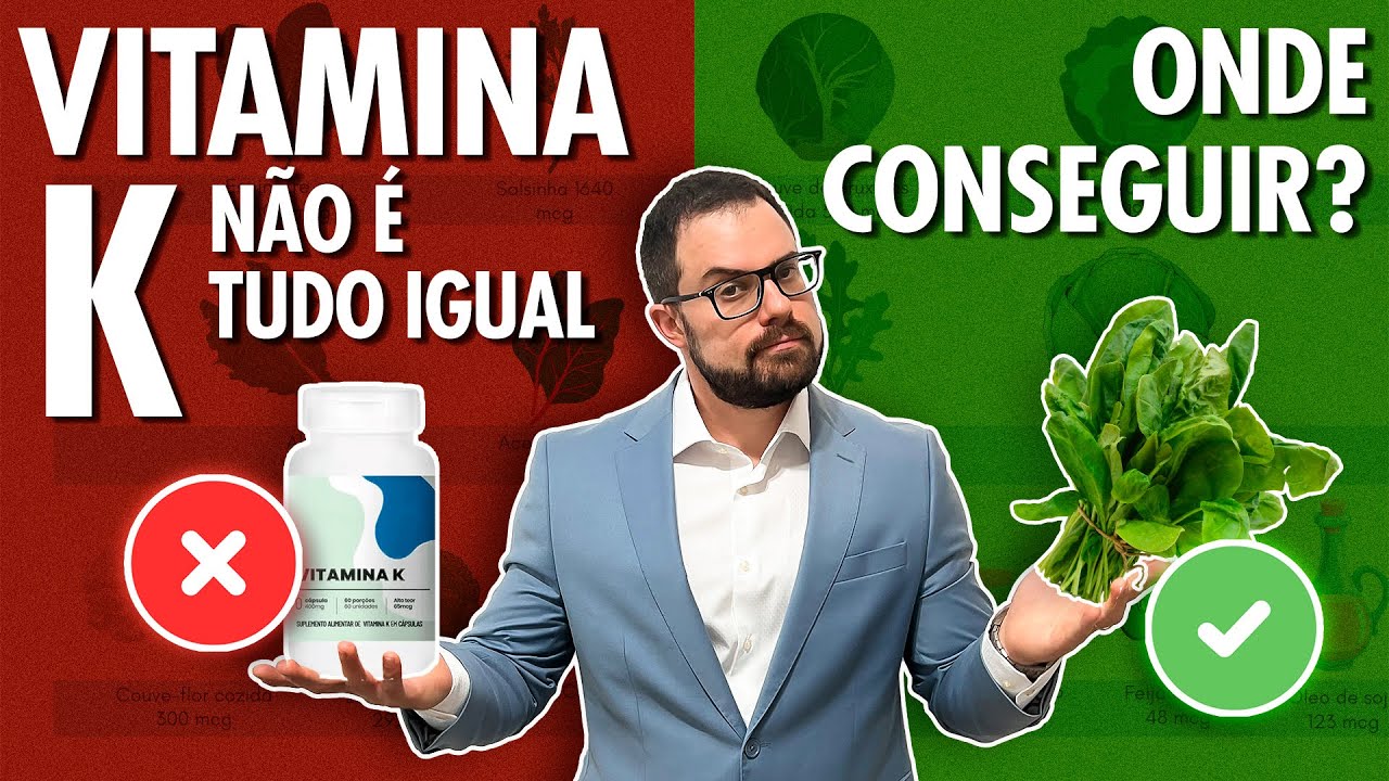 VITAMINA K1, K2, e K3: para que serve e quais benefícios? - YouTube