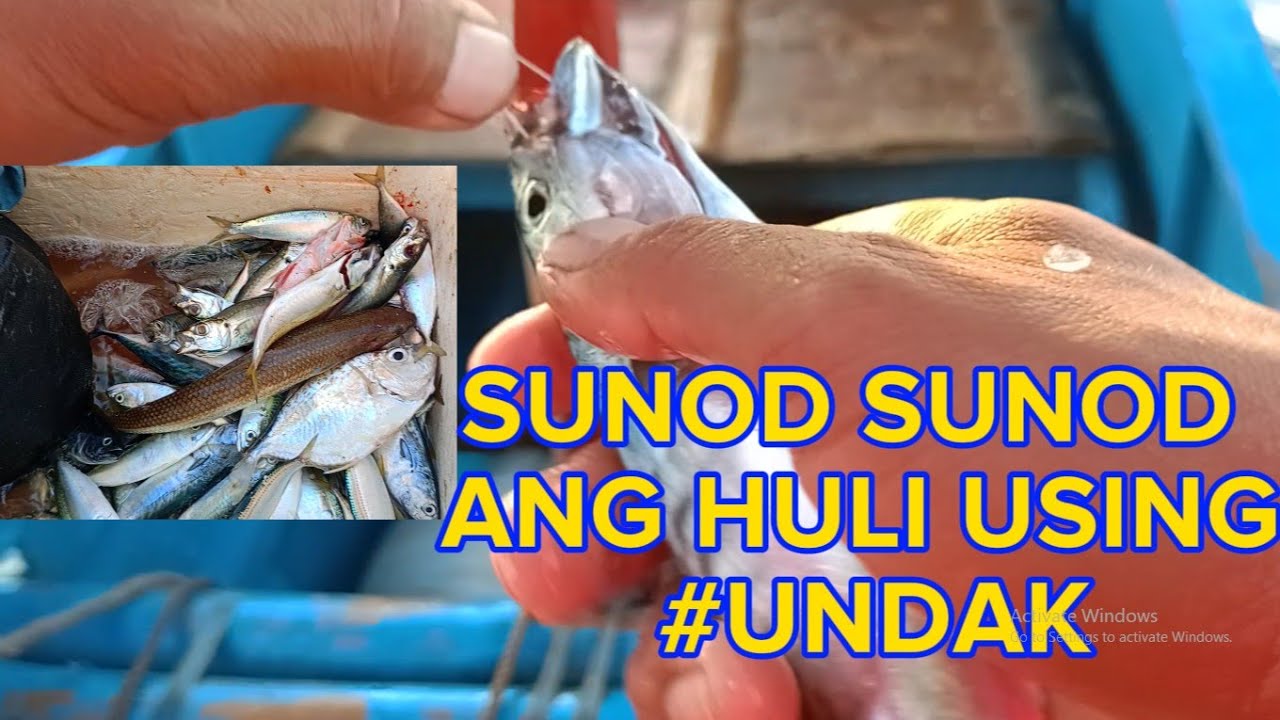SUNOD SUNOD ANG HULI SA UMAGA #UNDAK FISHING - YouTube