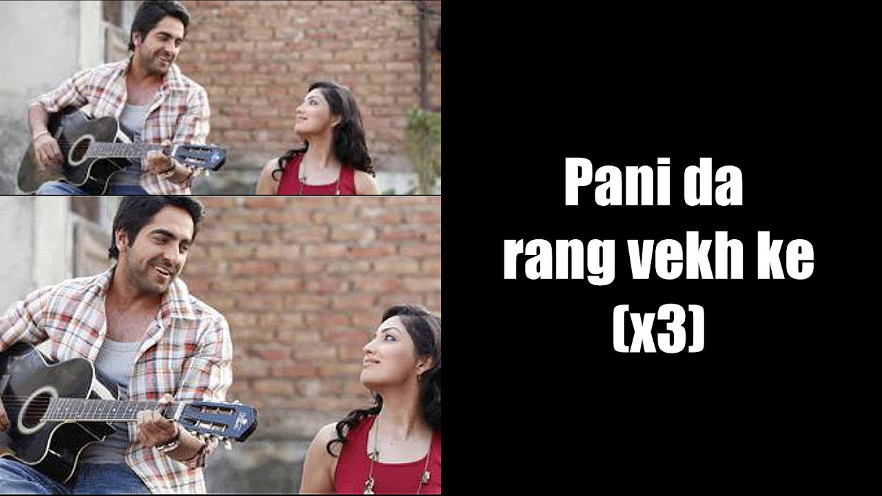 Pani Da Rang COMPLETE GUITAR Backing Track and KARAOKE for Singers(with ...