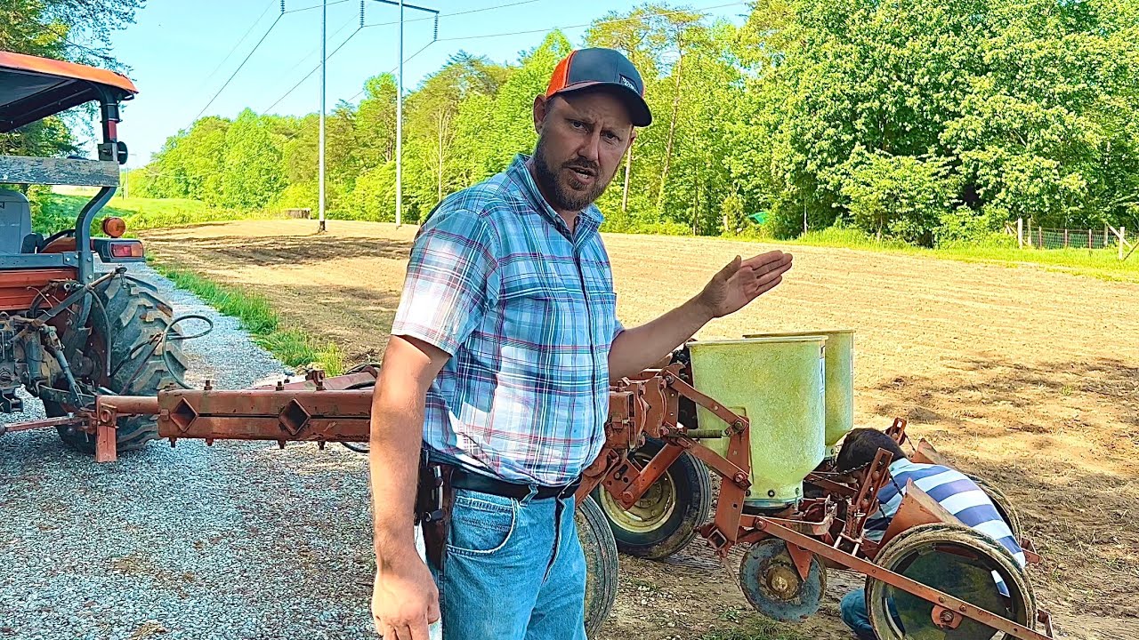 The living mulch corn planting experiment! - YouTube