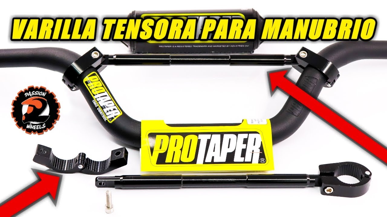 COMO INSTALAR VARILLA TENSORA PARA MANUBRIO EN MOTO 😊 - YouTube