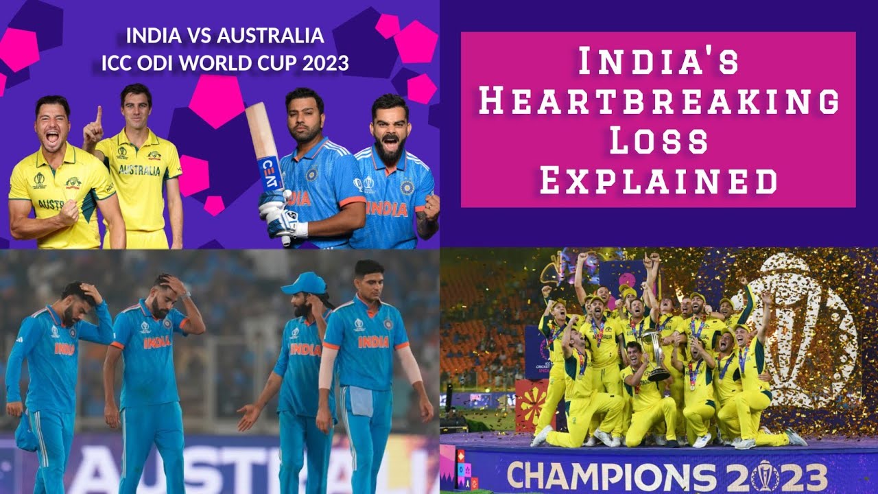 Australia Beats India After Scoring Double Centuries in The ICC World ...