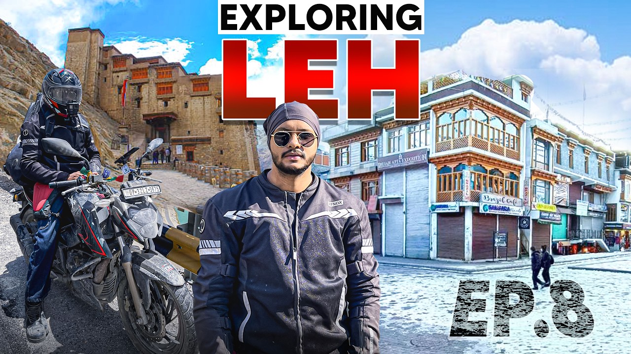 Exploring Leh Palace & Leh Market 😍 THINGS TO DO IN LEH | Ladakh Ride ...