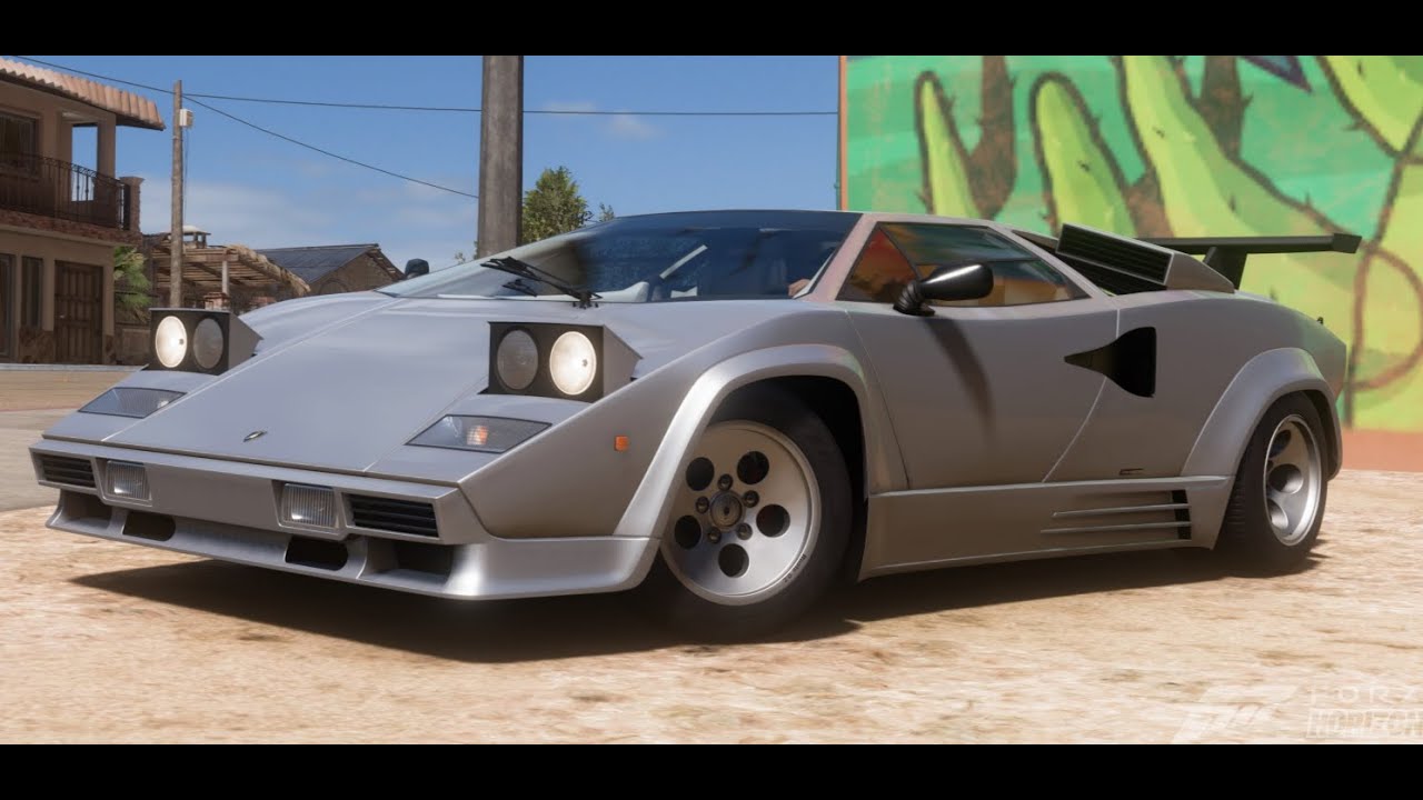 Countach LP5000 QV 1988 Lamborghini - Forza Horizon 5 - Gameplay - YouTube