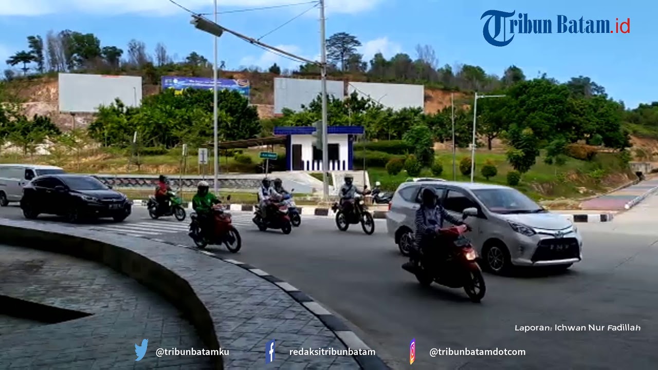 Rekayasa Lalu Lintas di Fly Over Laluan Madani Batam, Kini Dua Jalur ...