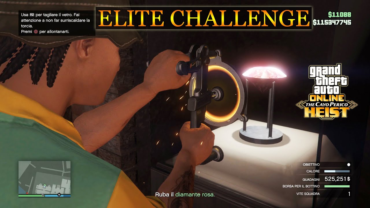 ELITE CHALLENGE RAPINA CAYO PERICO - SOLO +$1,825,251 - GTA 5 ONLINE ...