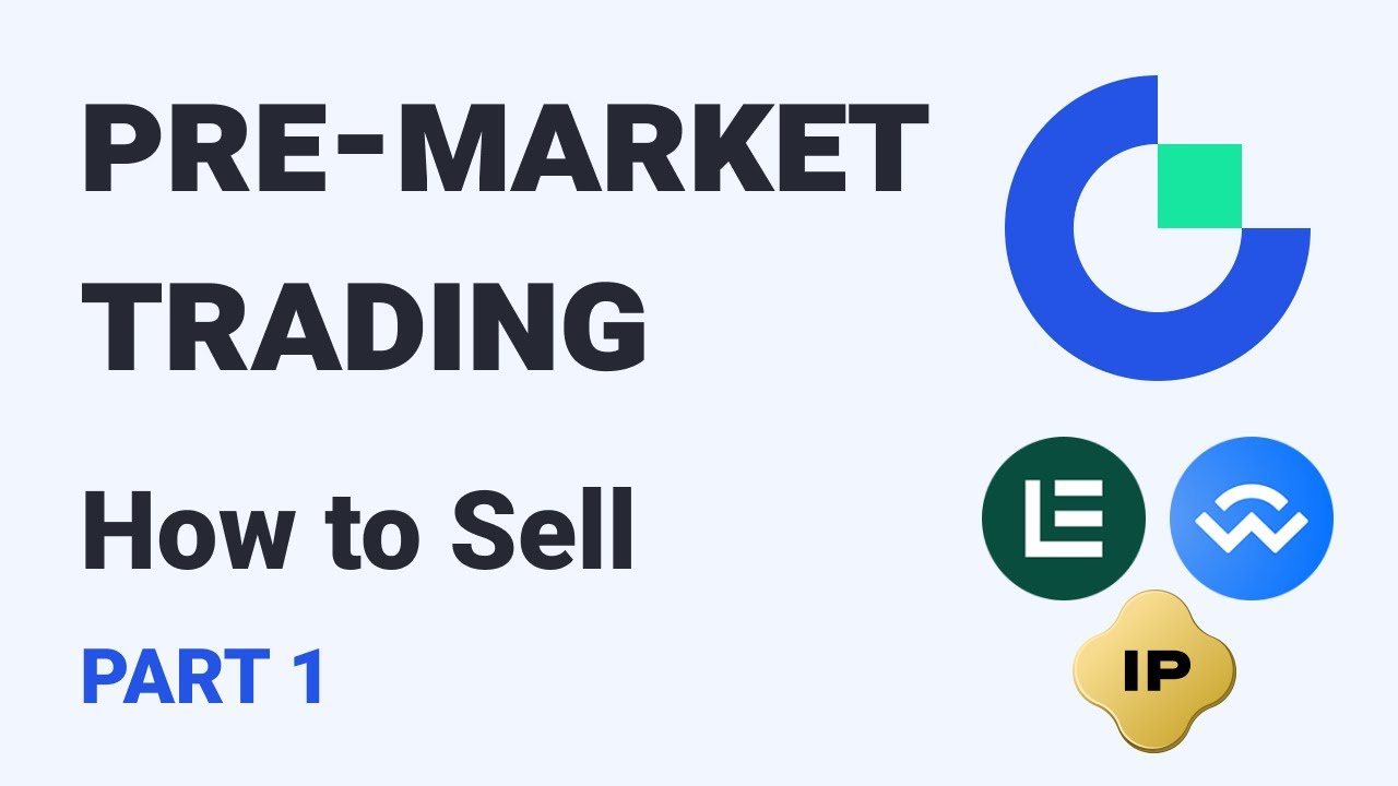 How to Sell Token on Gate io Pre Market Trading - YouTube