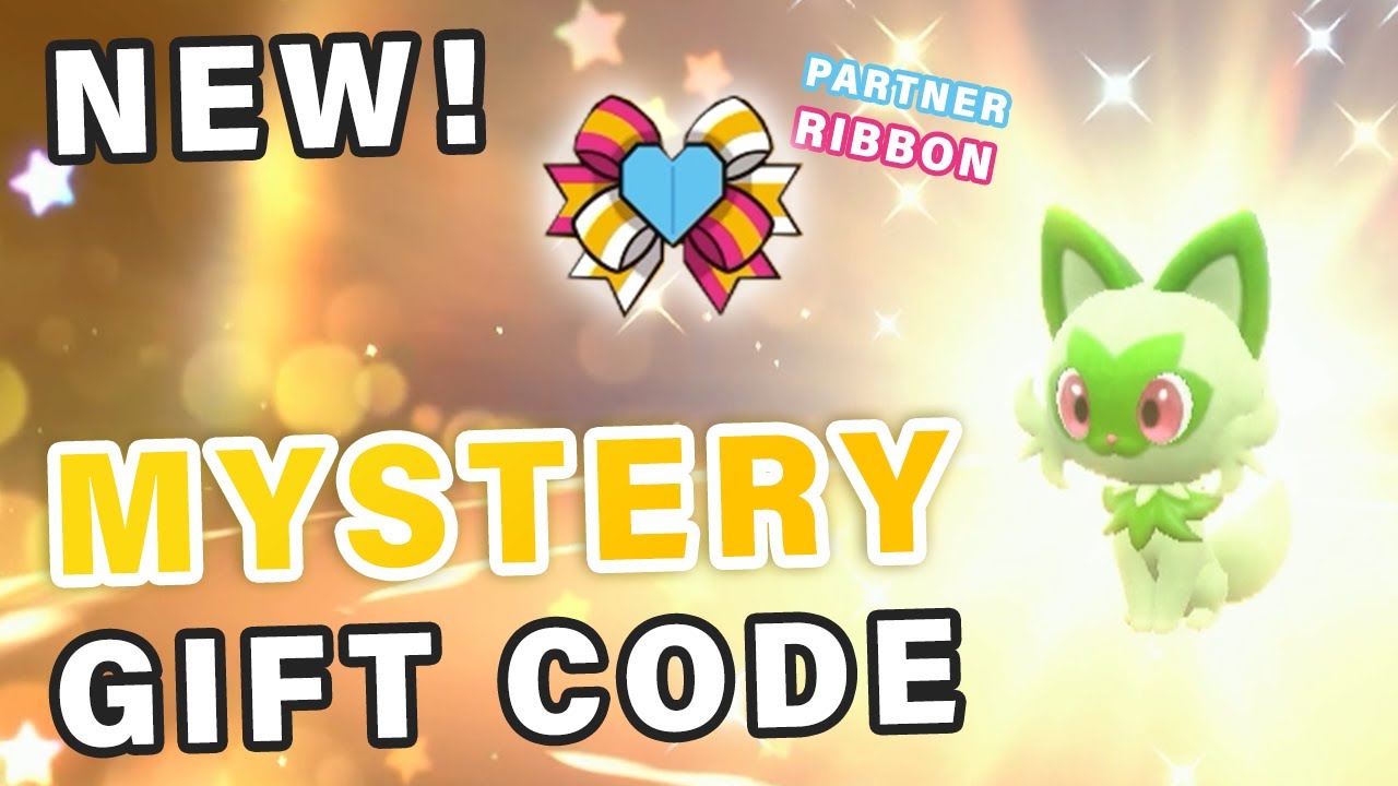 FREE Mystery Gift Code for Liko's SPRIGATITO Pokemon Scarlet & Violet - YouTube