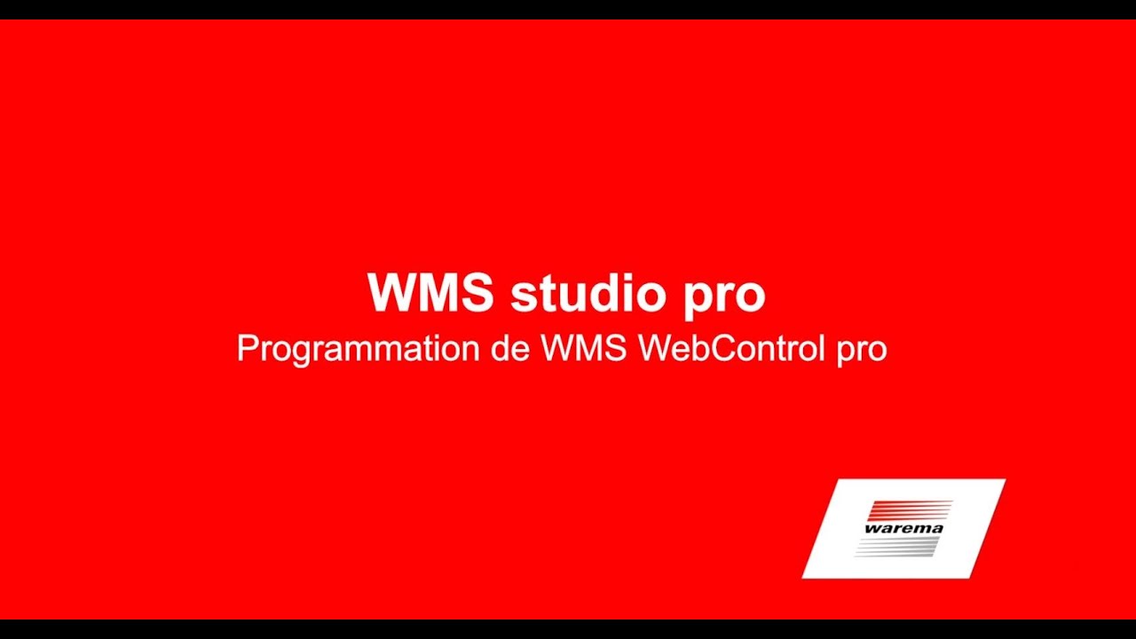 WMS studio pro - Programmation de WMS WebControl pro - YouTube