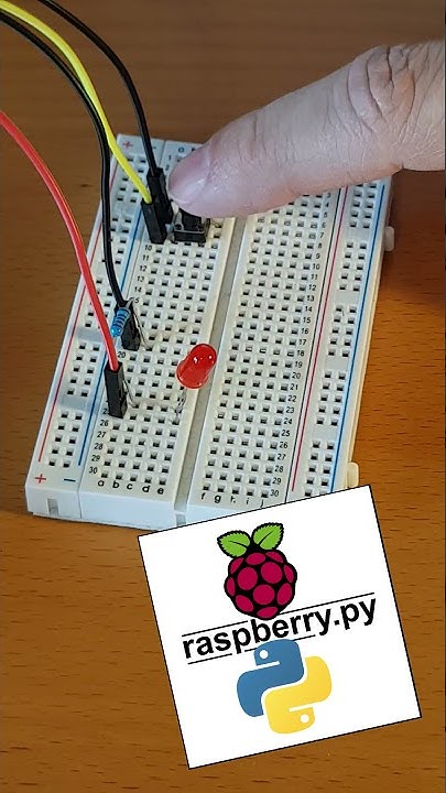 Raspberry Pi GPIO Port - Taster auslesen und LED ansteuern in 60 ...
