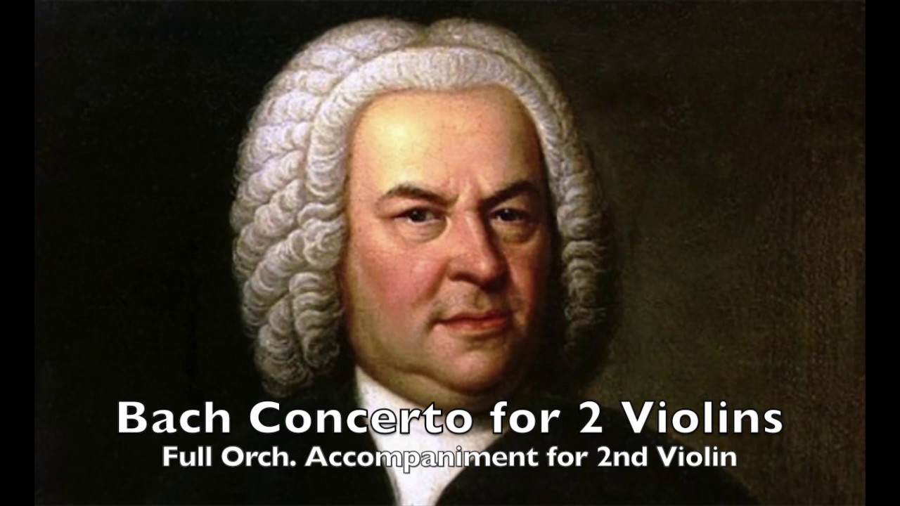 Bach Double Violin Concerto Acc. for Violin 1 BWV 1043 - YouTube