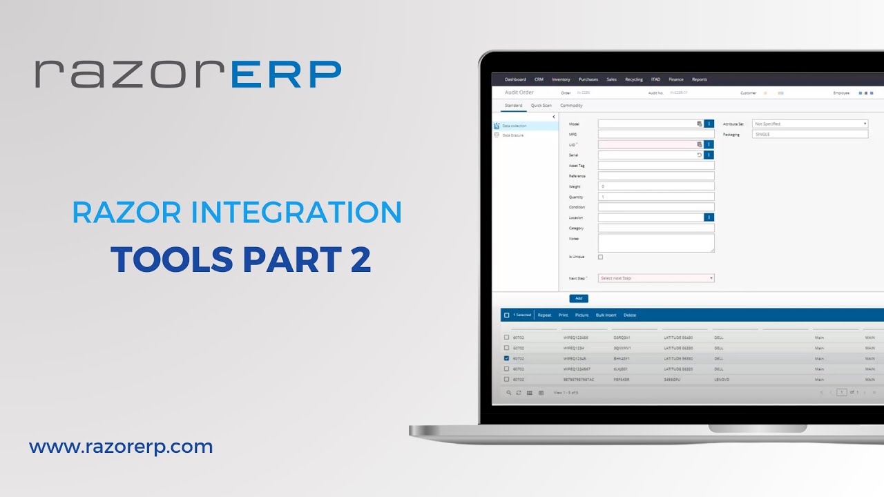 Razor Integration Tools Part 2 - YouTube